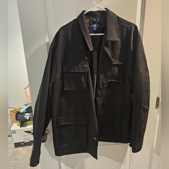 George | Jackets & Coats | New George Black Soot Xl Utility Jacket ...